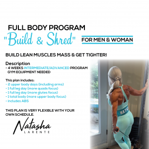 My Program – Natasha Larente