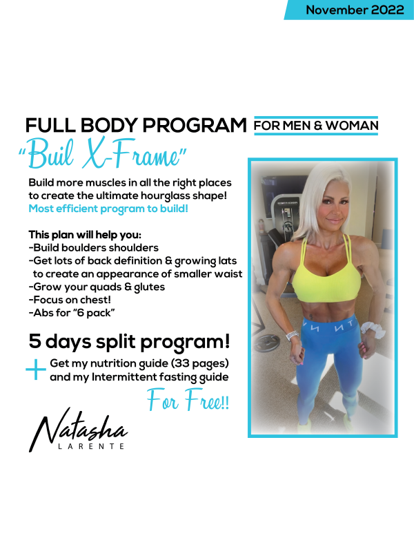 “BUILD X-FRAME” PROGRAM – Natasha Larente